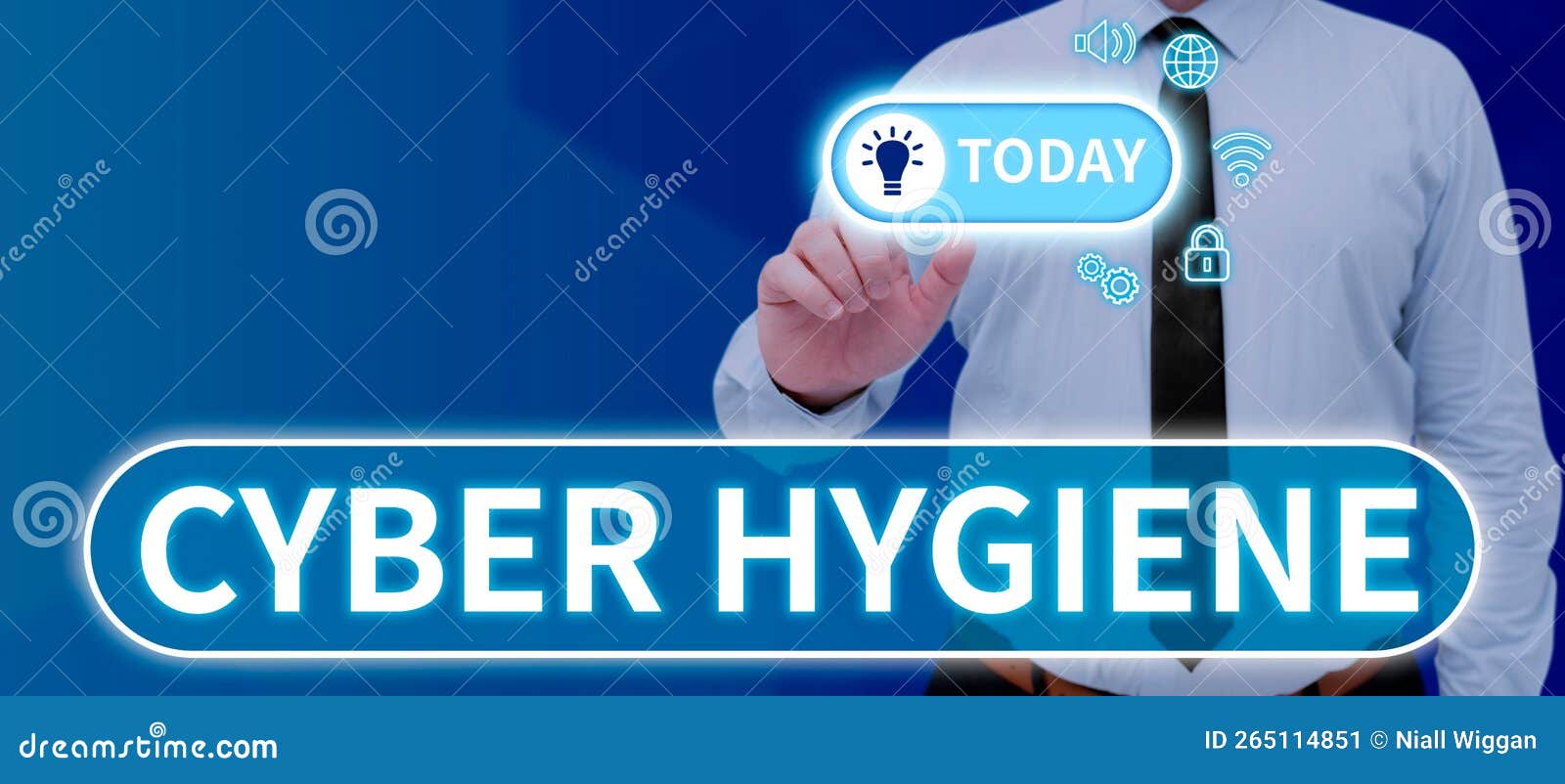 Writing Displaying Text Cyber Hygiene. Concept Meaning Steps that ...