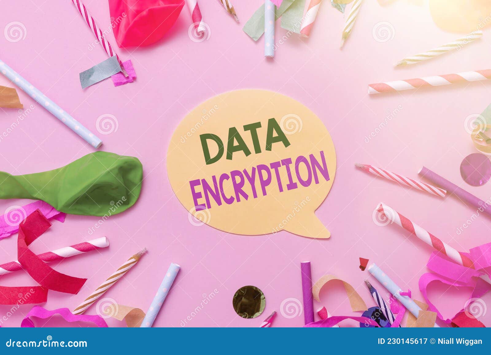 Writing Displaying Text Data Encryption Word For Conversion Of Data Into Code For Compression