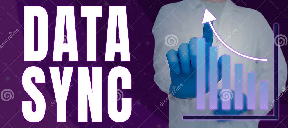 Writing Displaying Text Data Sync. Word Written on Data that is Continuously Generated by ...