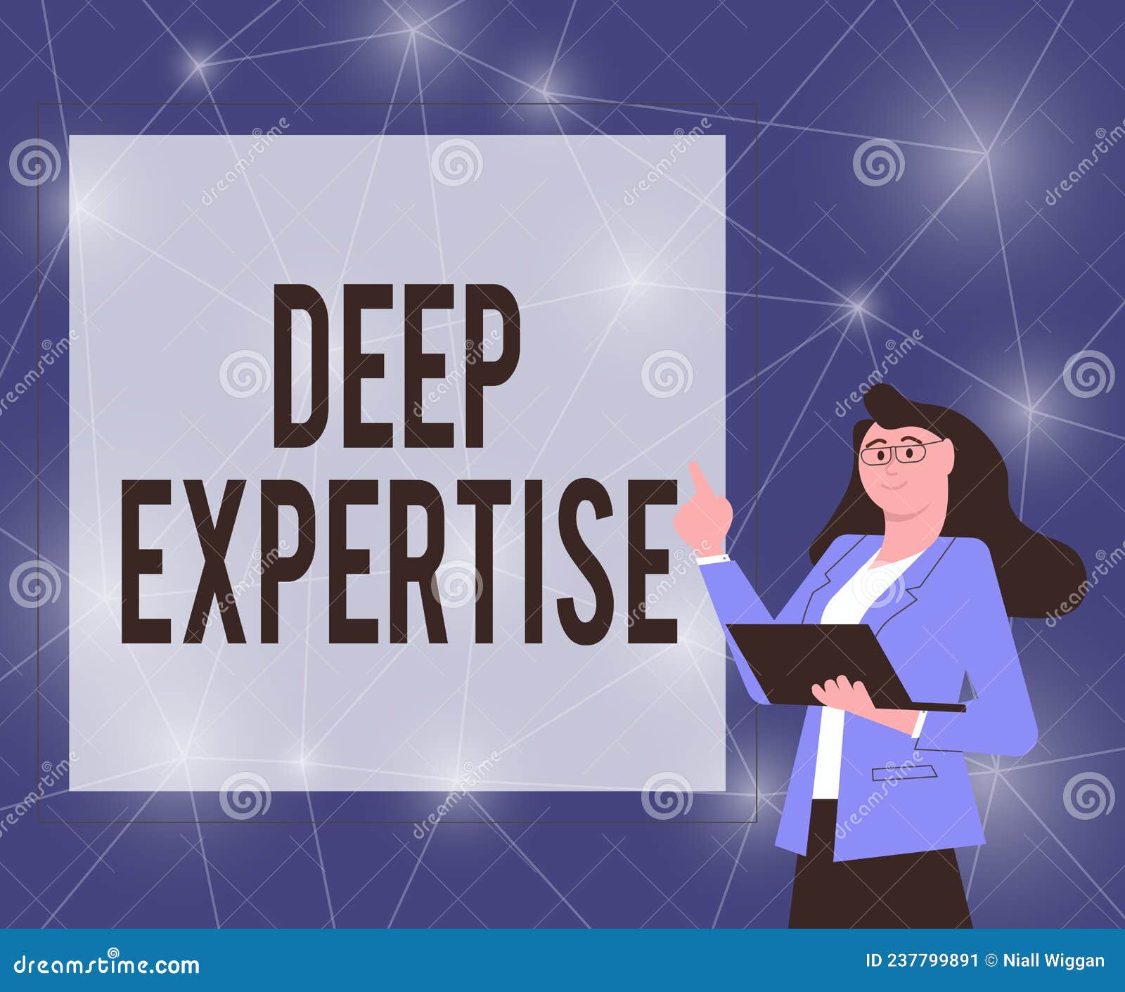 Writing Displaying Text Deep Expertise. Internet Concept Great Skill or ...