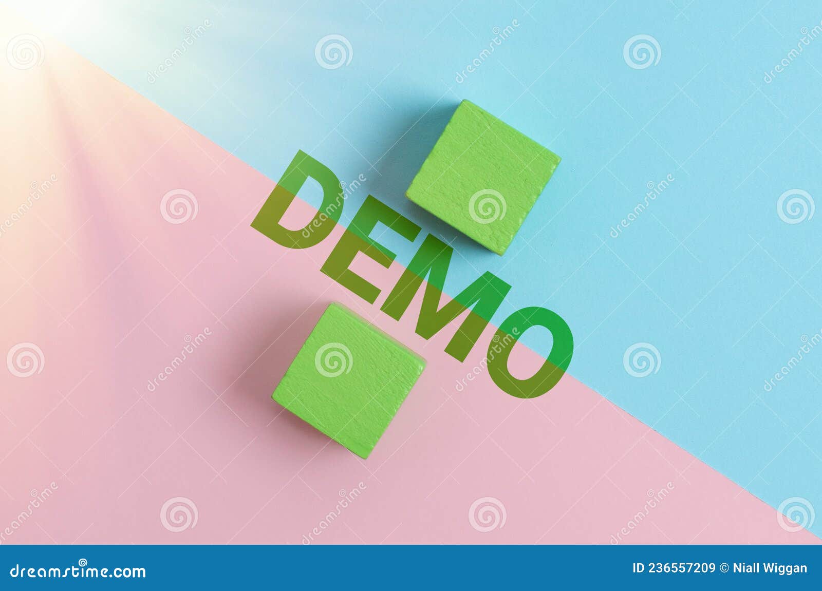 Text Sign Showing Demo. Word Written on Demonstration of a Product ...