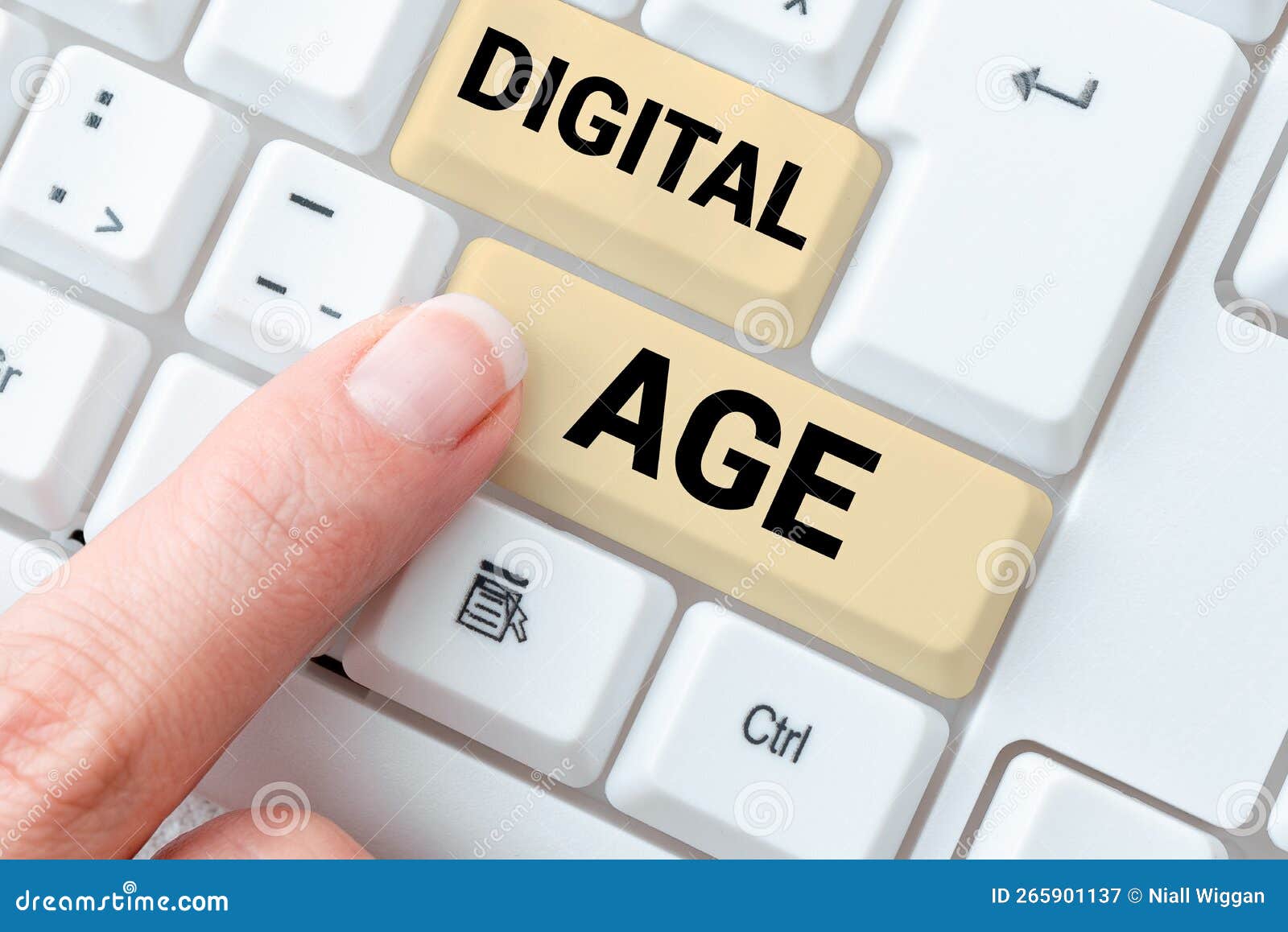 Inspiration Showing Sign Digital Age. Concept Meaning Introduction of ...