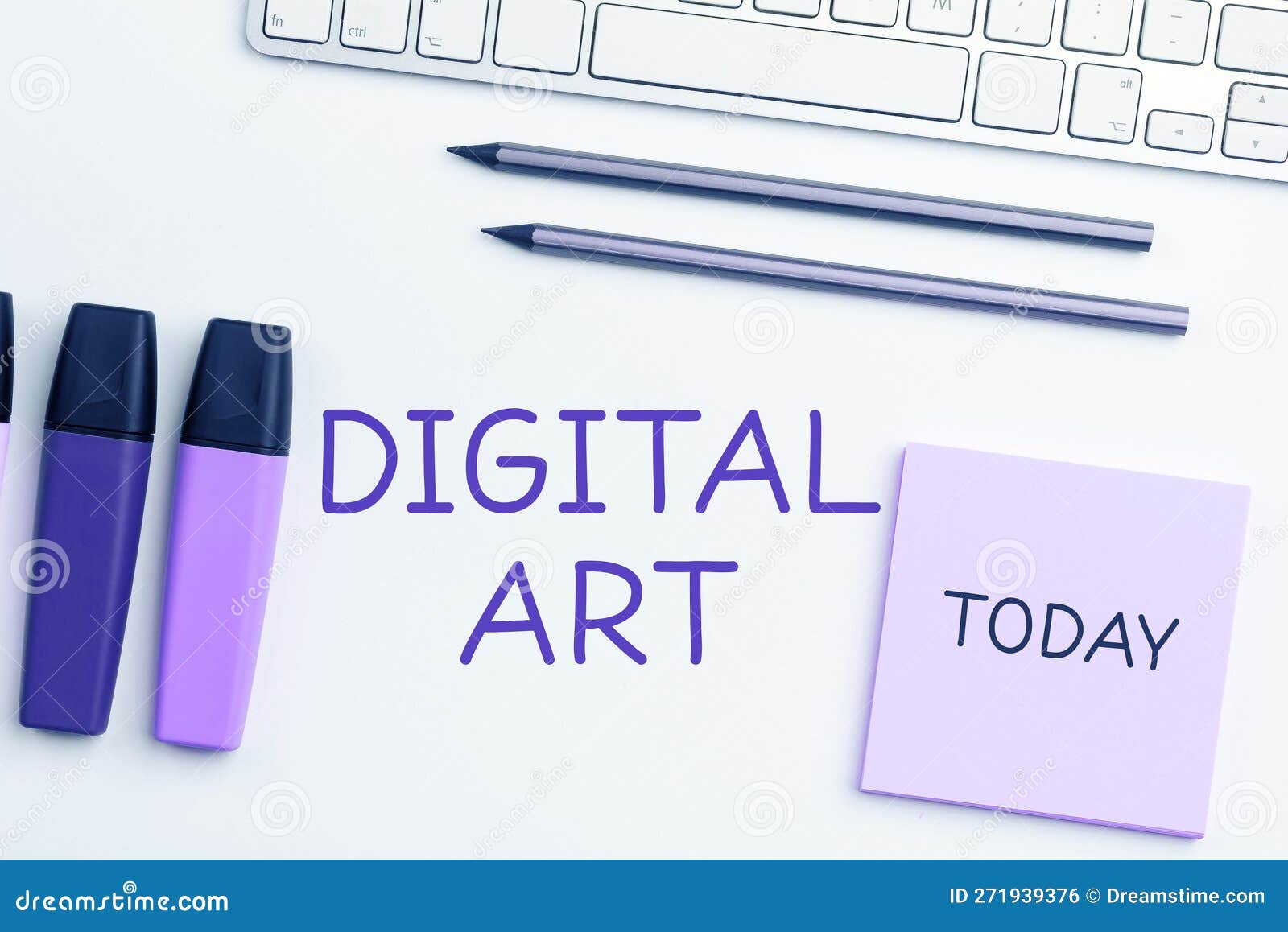 Handwriting Text Digital Art. Business Overview Use of Skill and ...