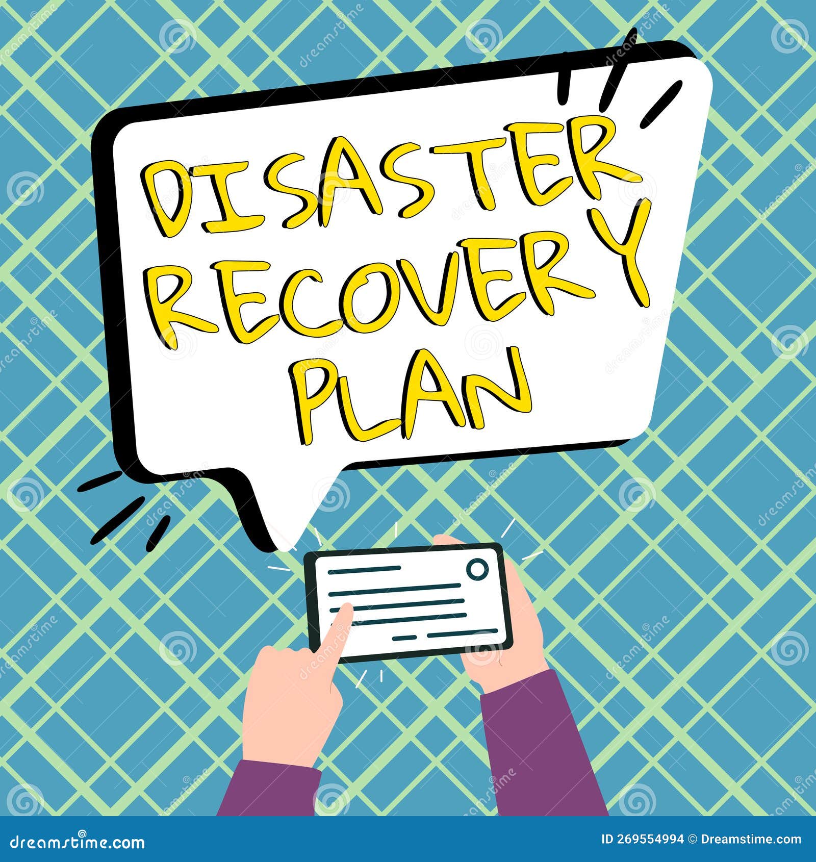 Text Caption Presenting Disaster Recovery Plan. Business Showcase ...