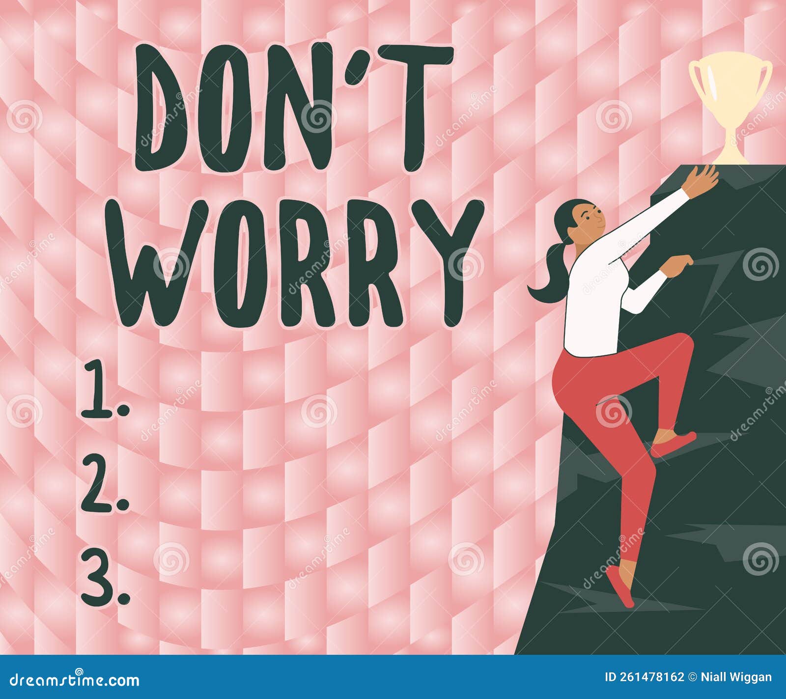 Conceptual Display Do Not Dont Worry Business Idea Indicates To Be Less Nervous And Have No