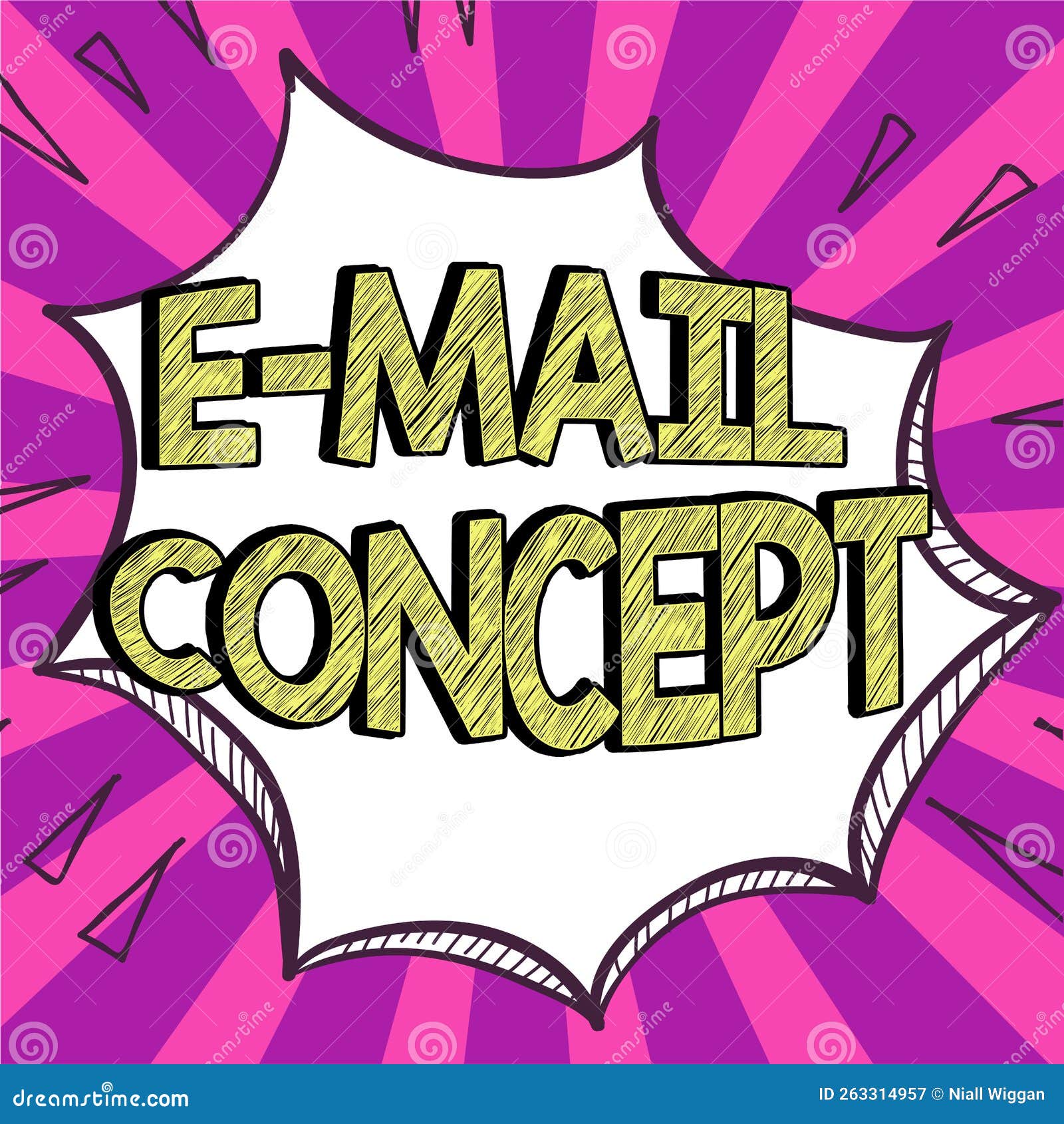 Text Caption Presenting E Mail Concept. Concept Meaning Sequence of ...