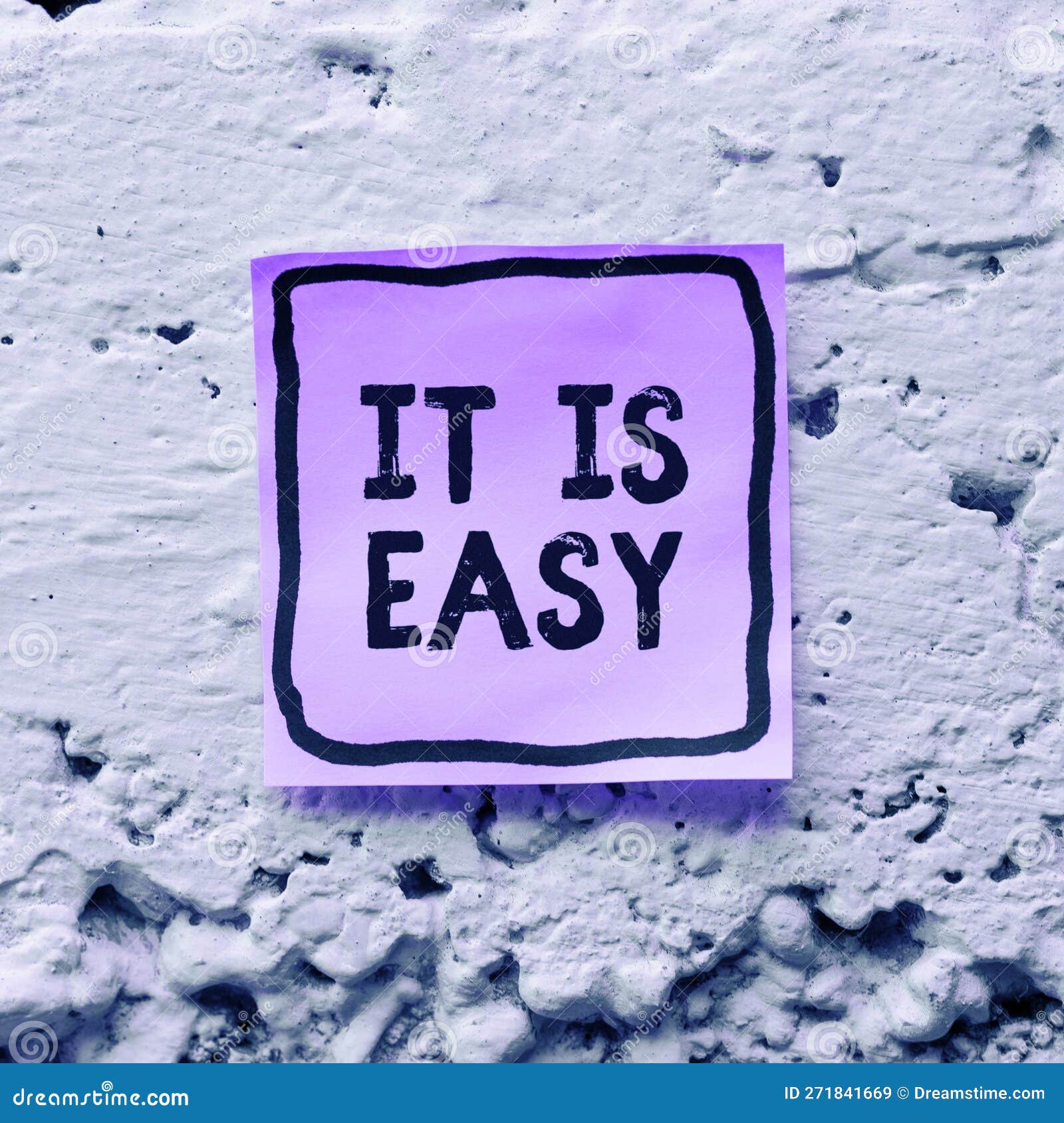 Writing Displaying Text it is Easy. Business Approach Clear Simple Not ...