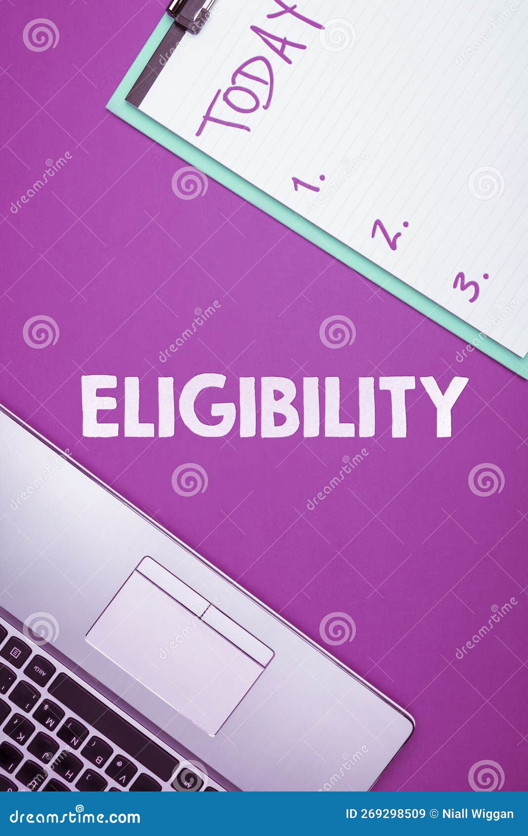 Writing Displaying Text Eligibility. Business Idea State of Having the ...