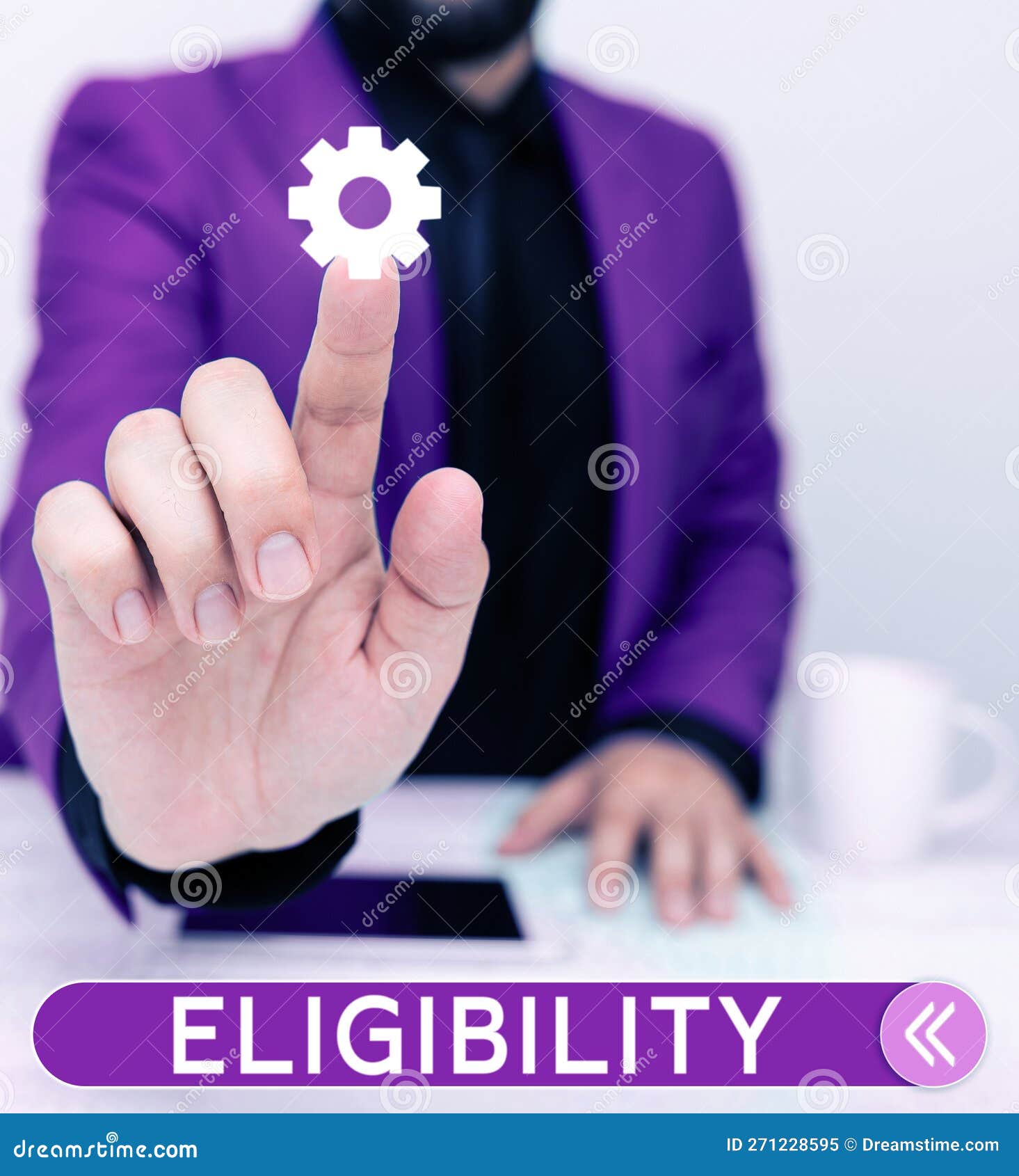 Writing Displaying Text Eligibility. Internet Concept State of Having ...