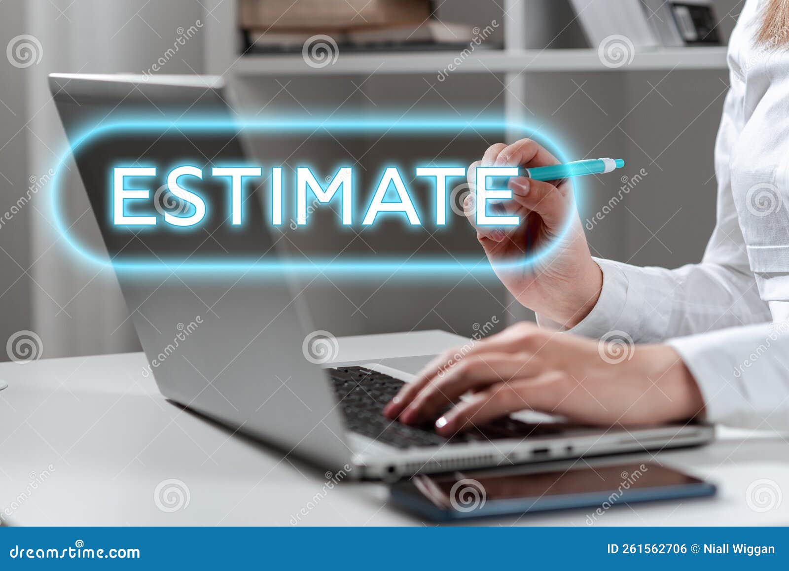 Handwriting Text Estimate. Business Overview Calculate or Assess ...