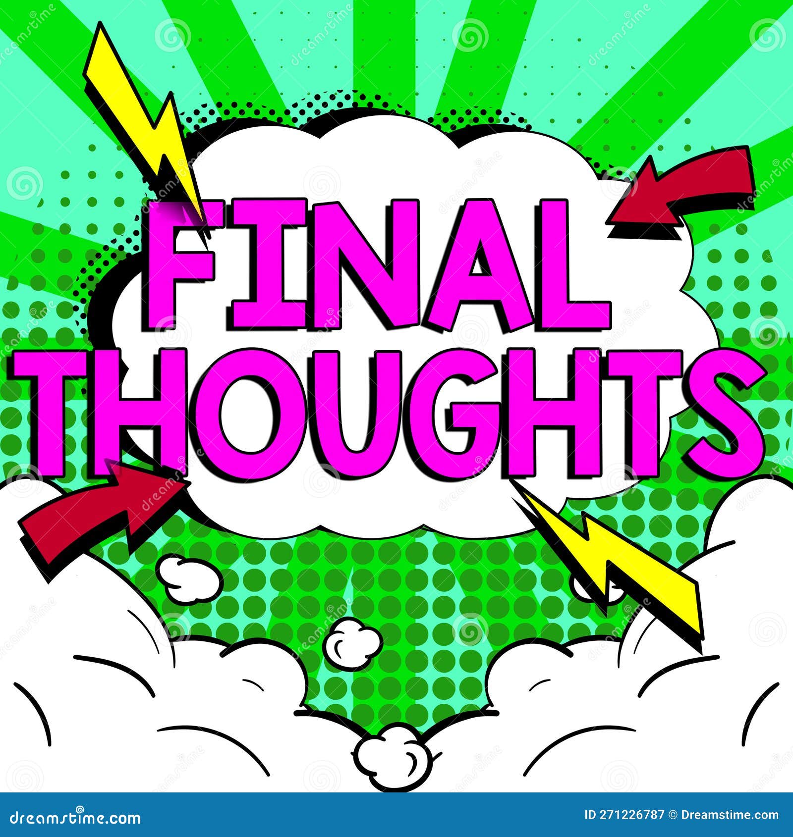 Writing Displaying Text Final Thoughts. Word Written on Conclusion Last ...