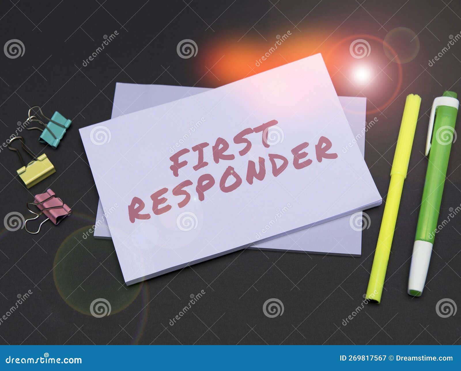 Writing Displaying Text First Responder. Business Concept a Person Who ... Writing Displaying Text First Responder. Business Concept a Person Who ...