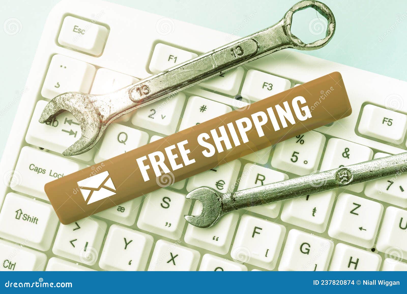 Writing Displaying Text Free Shipping. Word Written on Freight Cargo ...