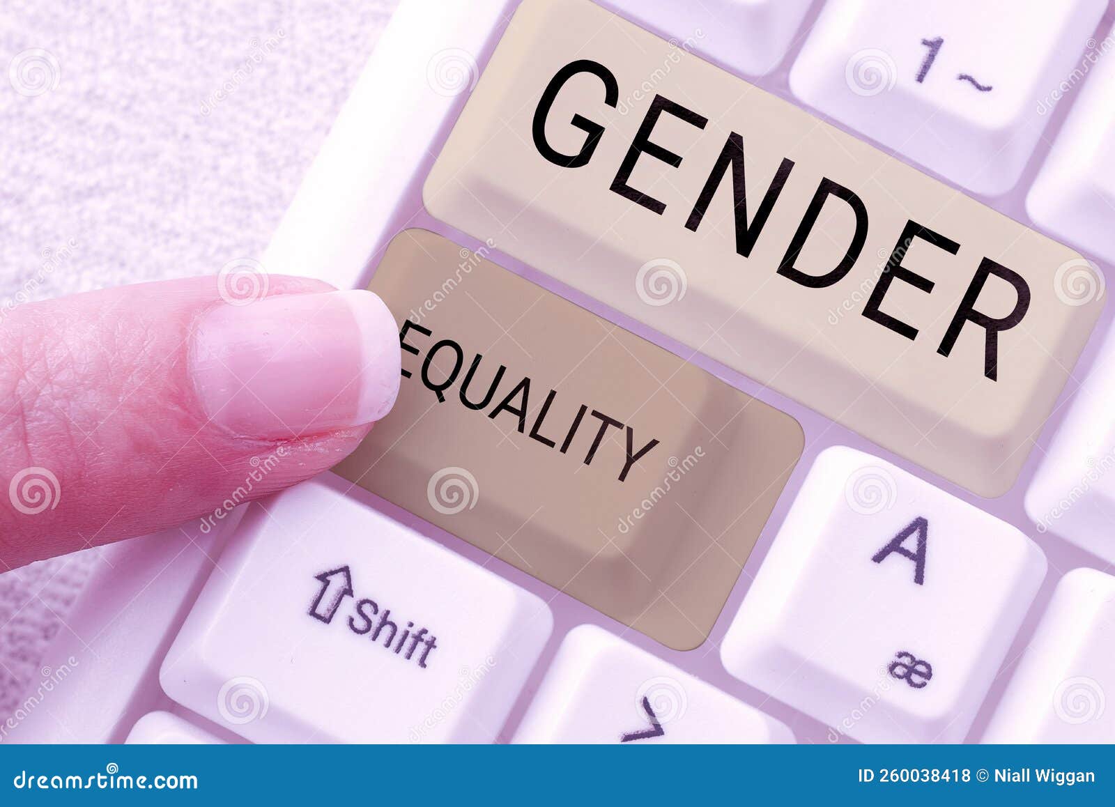 Writing Displaying Text Gender Equality. Word for Access To Same ...