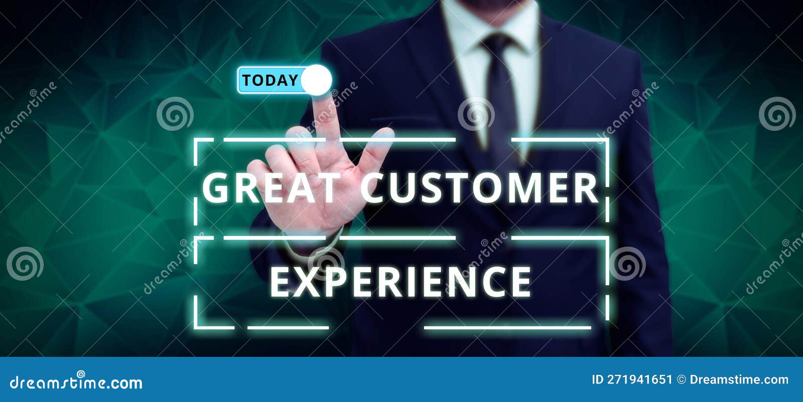 Writing Displaying Text Great Customer Experience. Conceptual Photo ...