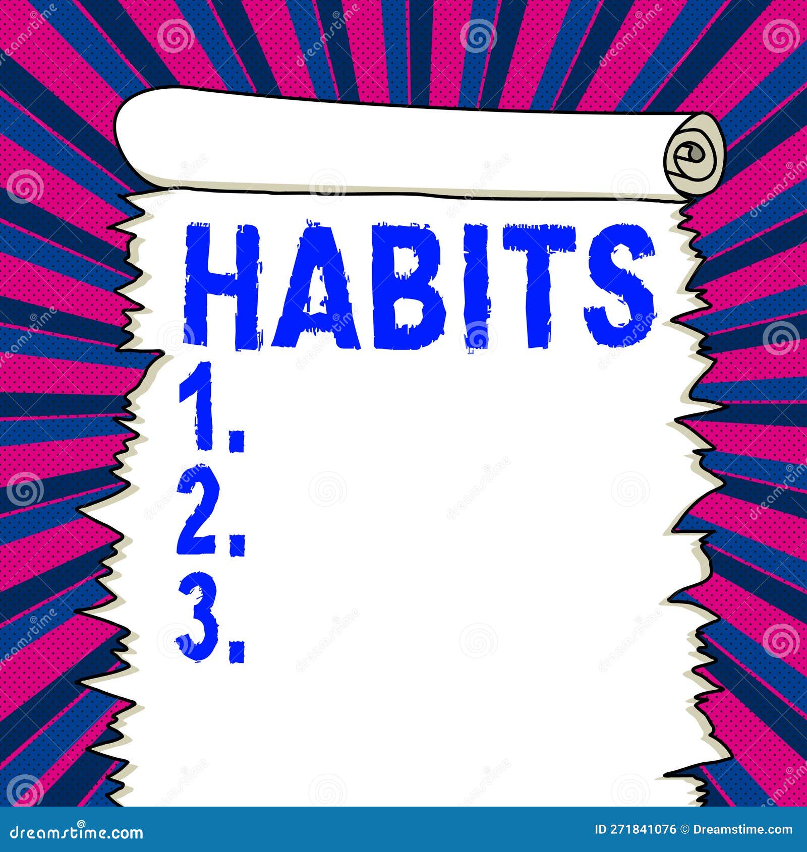 Writing Displaying Text Habits. Internet Concept Regular Tendency or ...