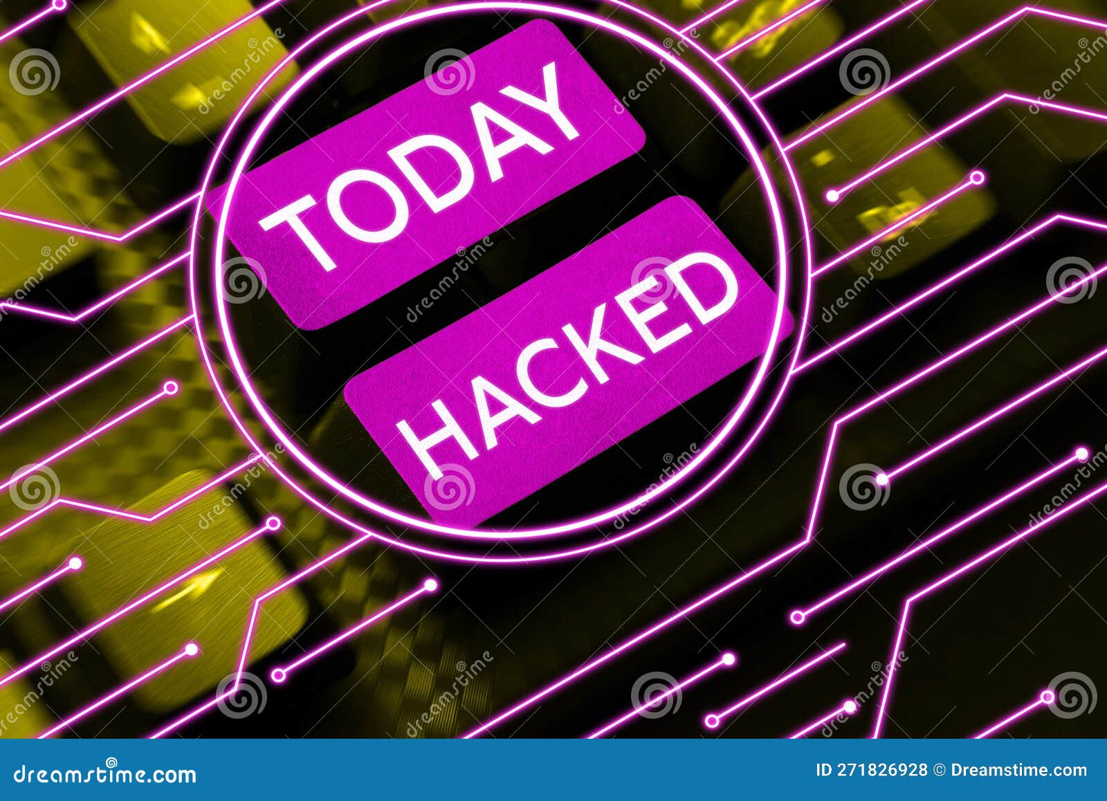 Writing Displaying Text Hacked. Business Concept Gain Unauthorized ... Writing Displaying Text Hacked. Business Concept Gain Unauthorized ...