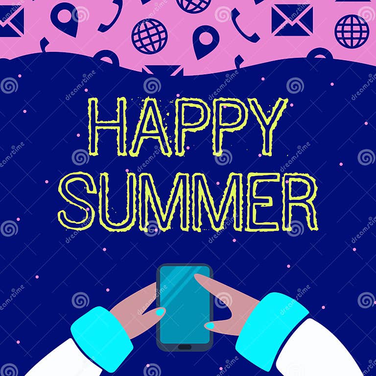 Writing Displaying Text Happy Summer. Internet Concept Beaches Sunshine ... Writing Displaying Text Happy Summer. Internet Concept Beaches Sunshine ...