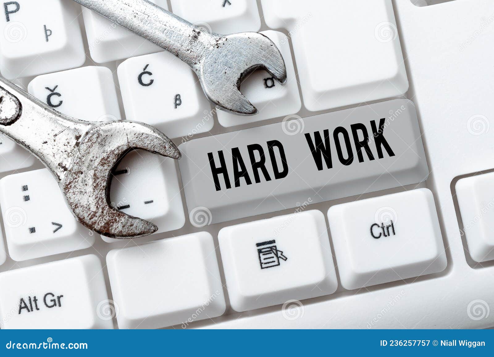 Hand Writing Sign Hard Work. Business Idea always Putting a Lot of ...