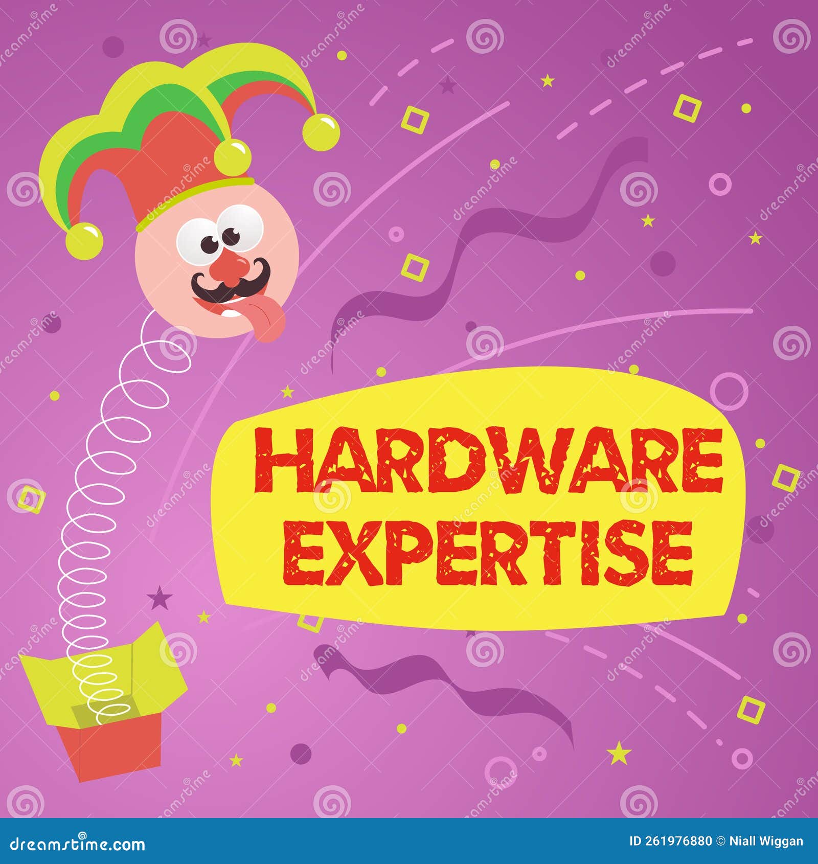 Writing Displaying Text Hardware Expertise. Word Written on Machines ...