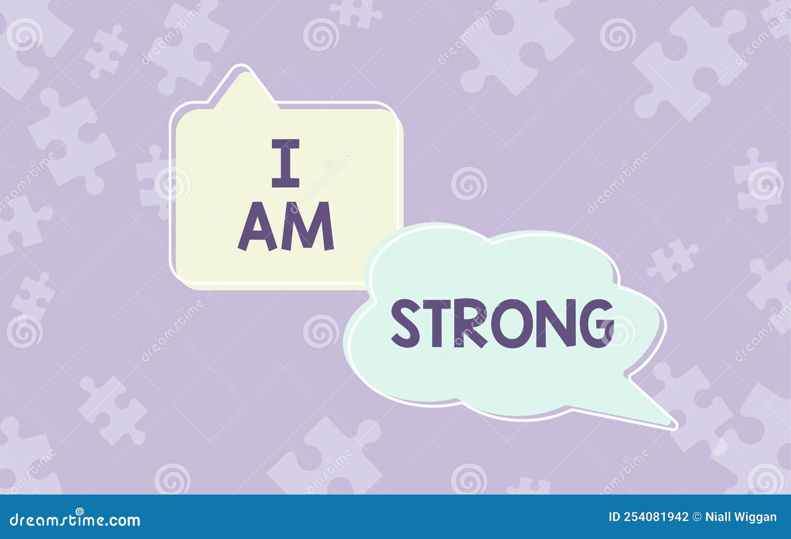 Inspiration Showing Sign I am Strong. Internet Concept Have Great ...