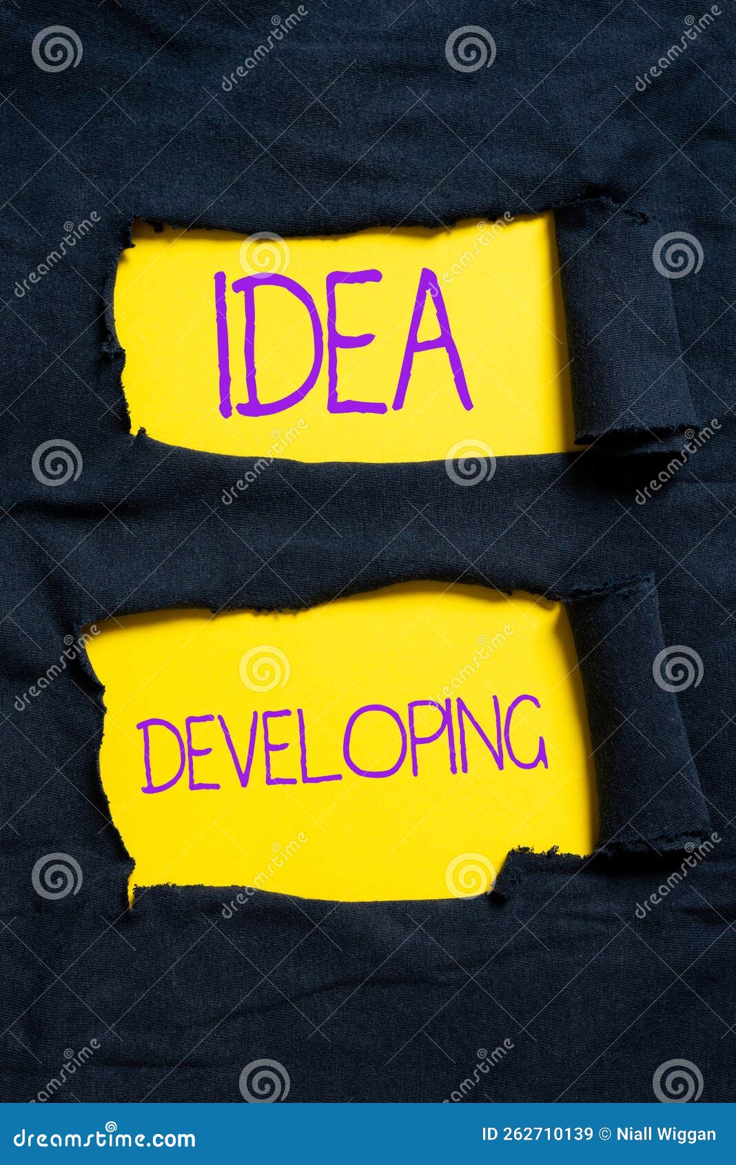 Writing Displaying Text Idea Developing. Business Approach Innovating ...