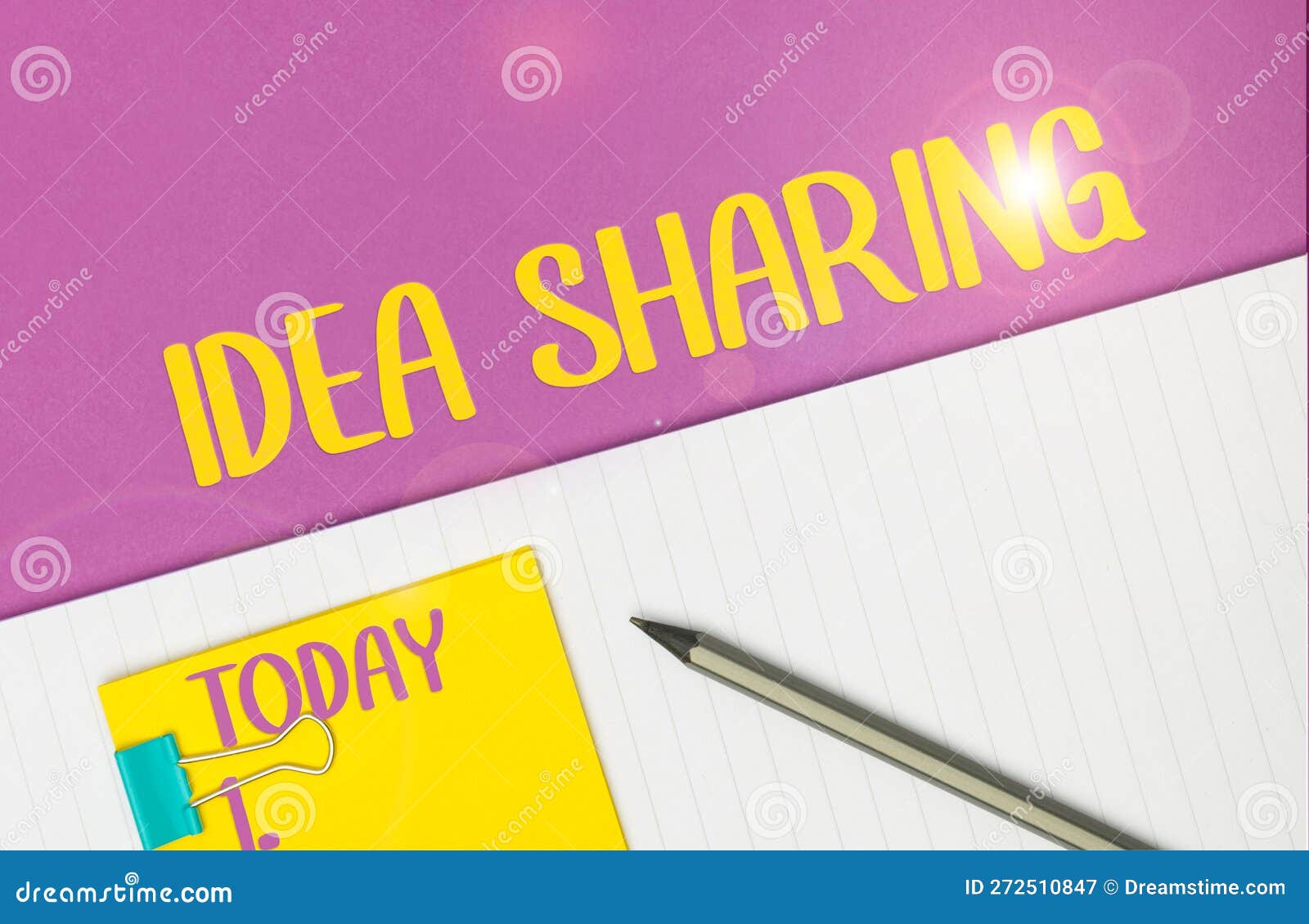 Writing Displaying Text Idea Sharing. Business Approach Startup Launch ...