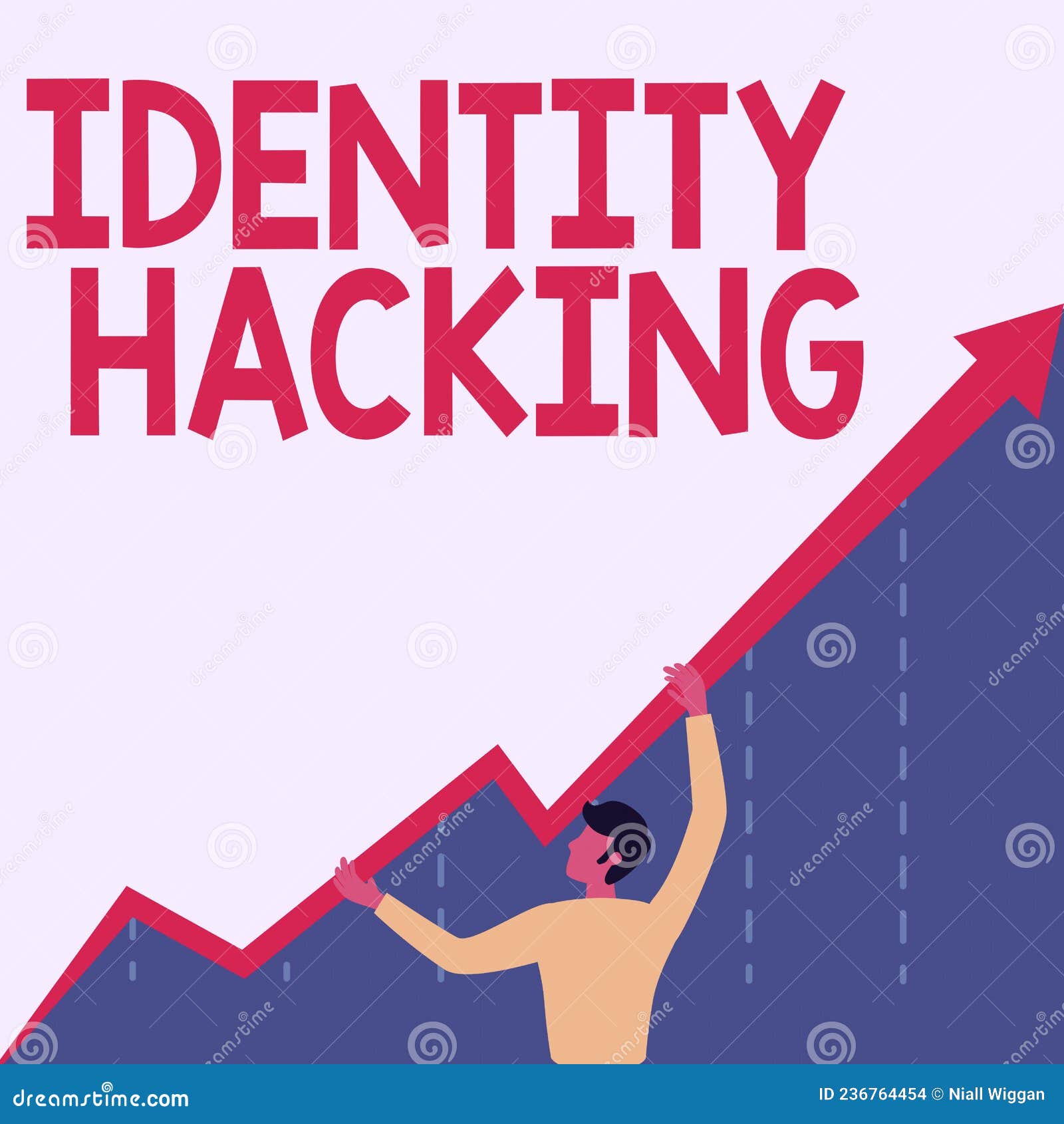 Writing Displaying Text Identity Hacking. Business Approach Criminal ...