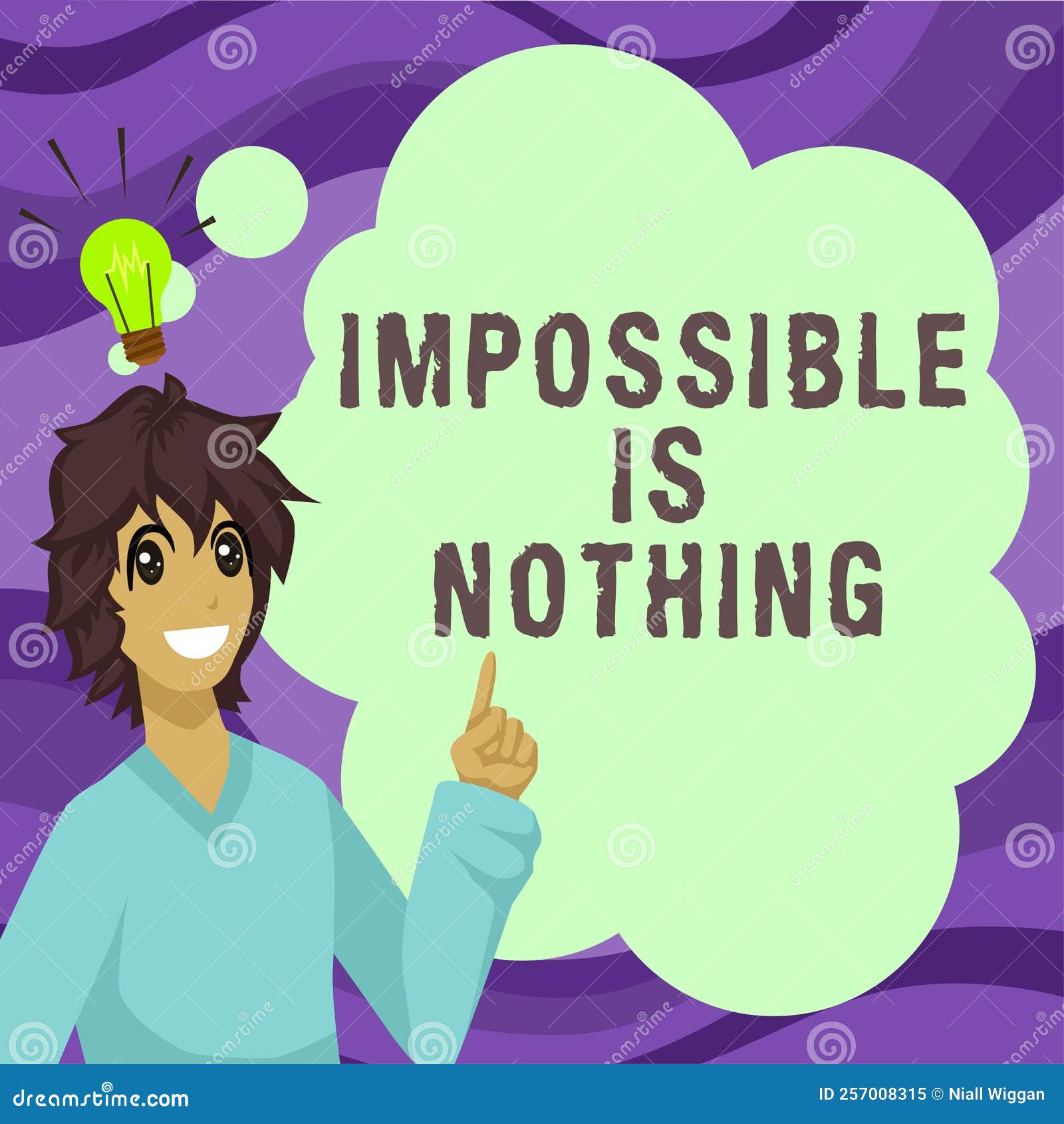 Anything Is Possible Motivational Poster In Abstract Frame With Quotes ...