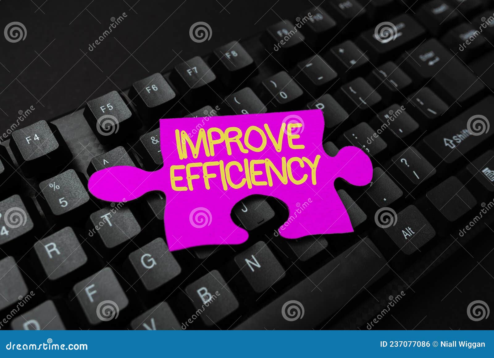 Text Showing Inspiration Improve Efficiency. Business Approach ...