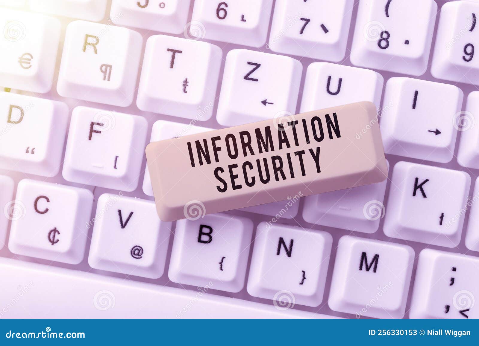 Writing Displaying Text Information Security Concept Meaning Infosec Preventing Unauthorized