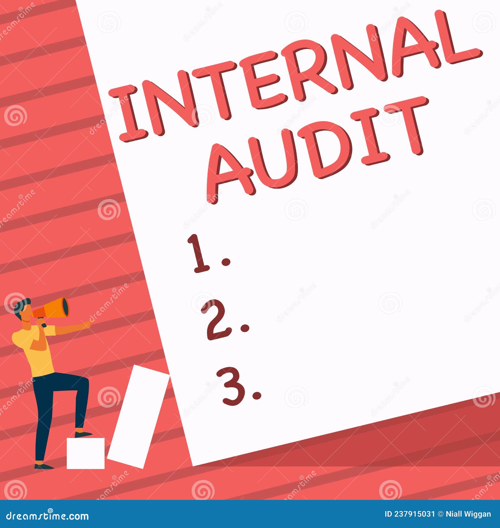 Inspiration Showing Sign Internal Audit. Word Written on Evaluates the ...