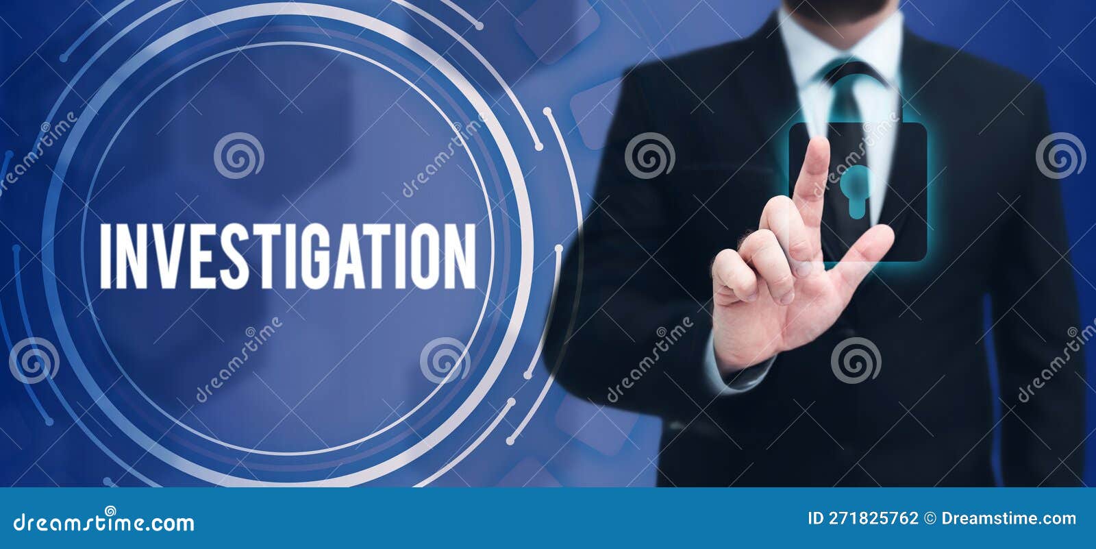 Writing Displaying Text Investigation. Word Written on Formal Inquiry ...