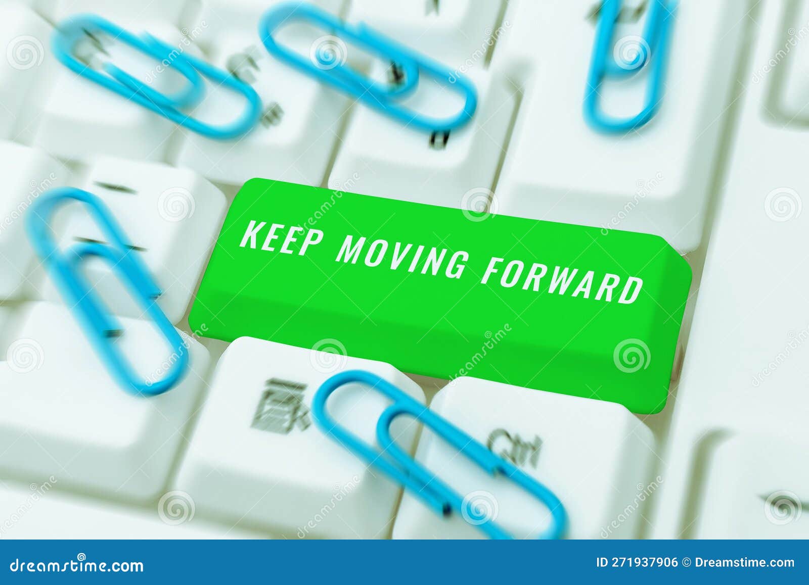 Text Showing Inspiration Keep Moving Forward. Business Concept ...