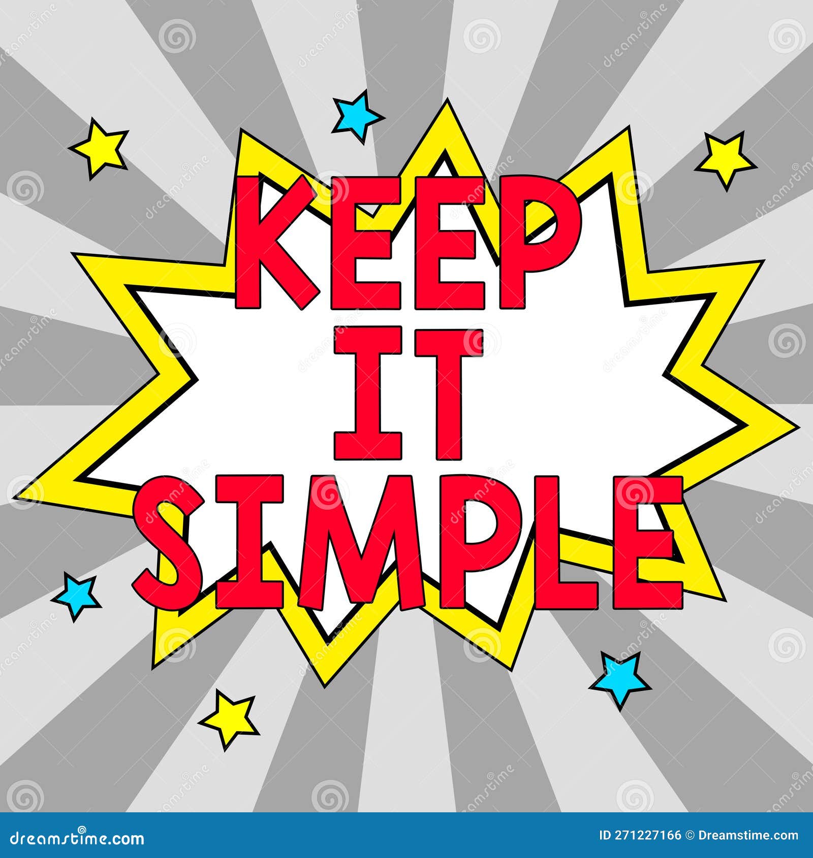 Writing Displaying Text Keep it Simple. Word Written on Easy To Toss ...