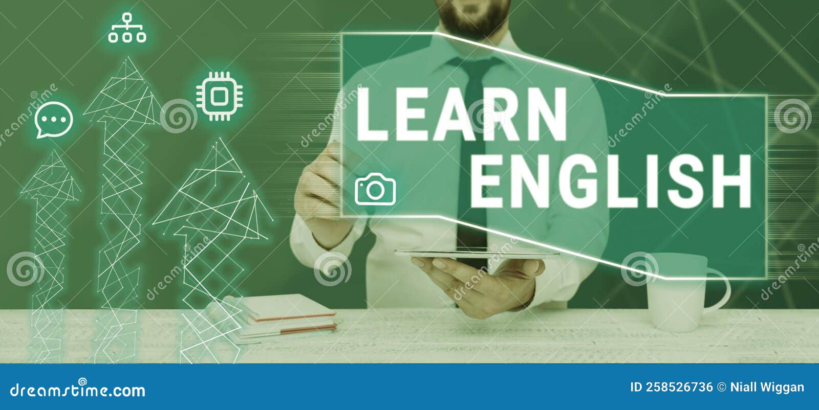 Writing Displaying Text Learn English. Business Concept To Train ... Writing Displaying Text Learn English. Business Concept To Train ...