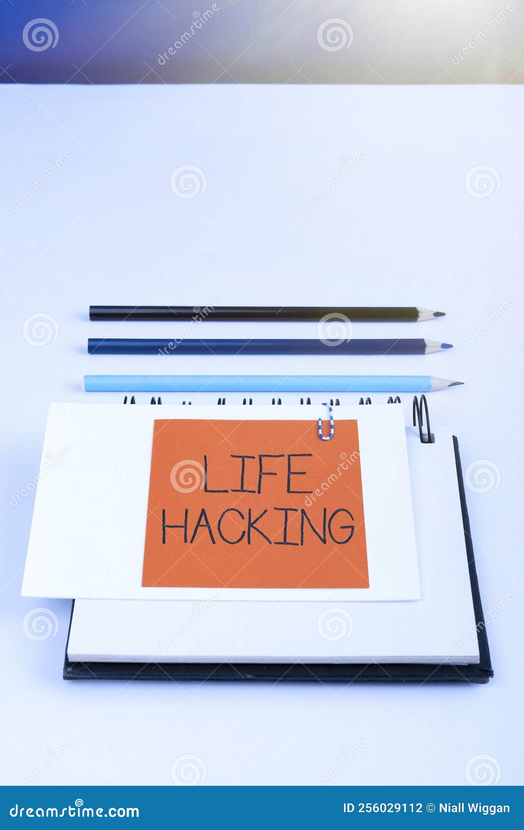Conceptual Display Life Hacking. Business Concept Simple and Clever ...