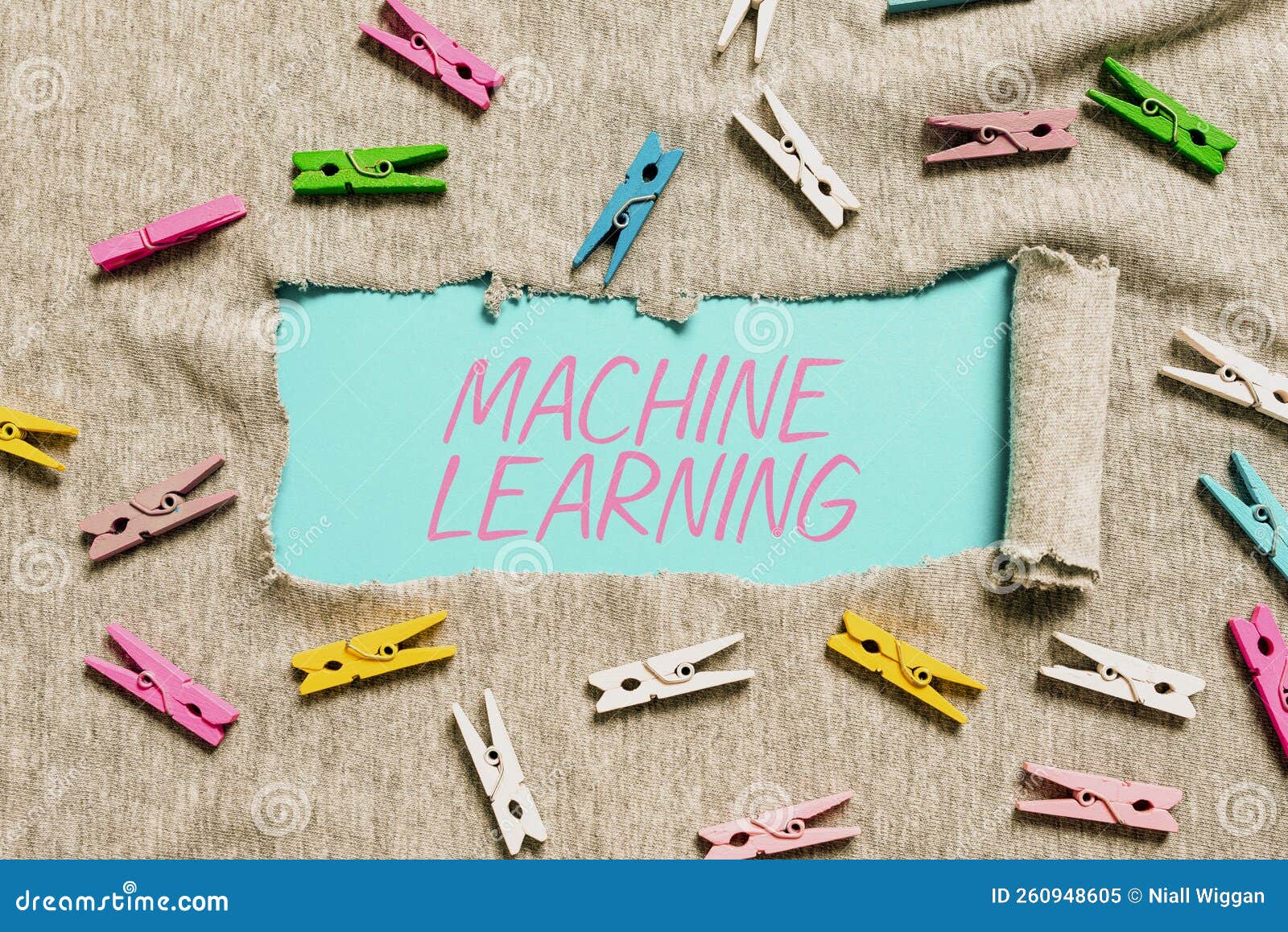 Writing Displaying Text Machine Learning. Conceptual Photo the Concept ...