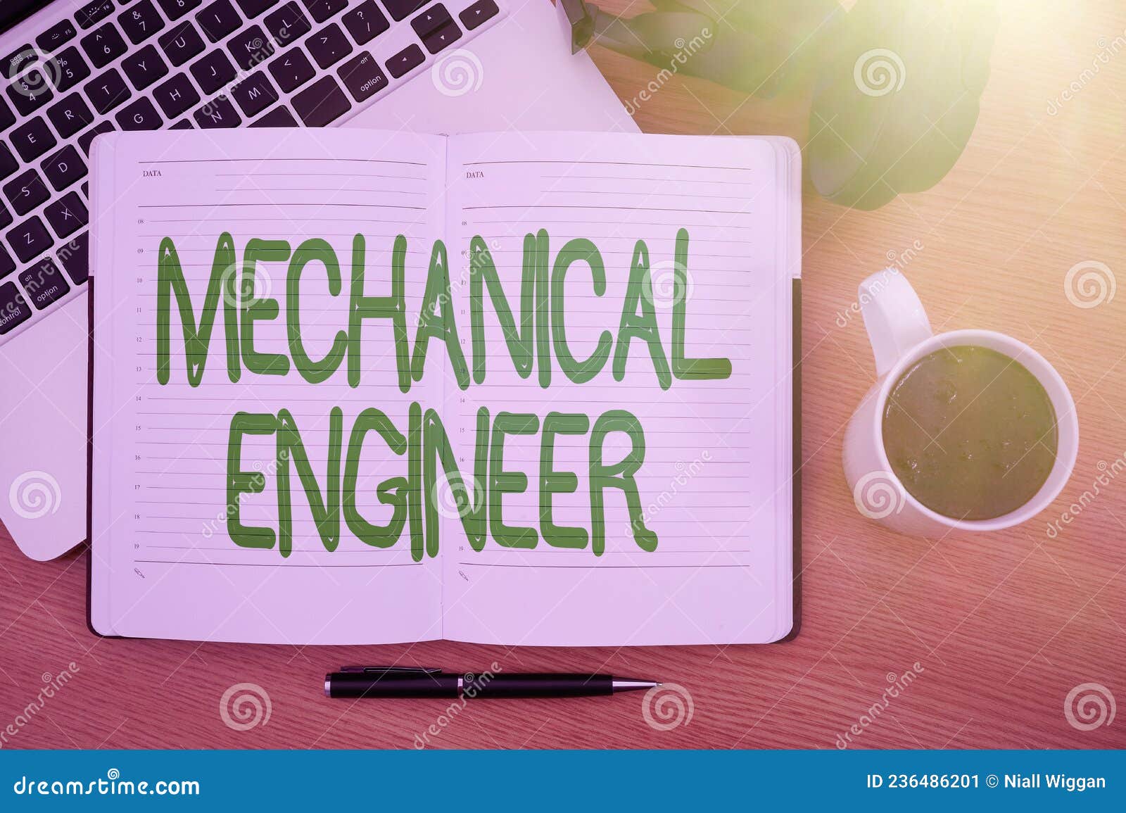 Writing Displaying Text Mechanical Engineer. Business Overview Applied ...
