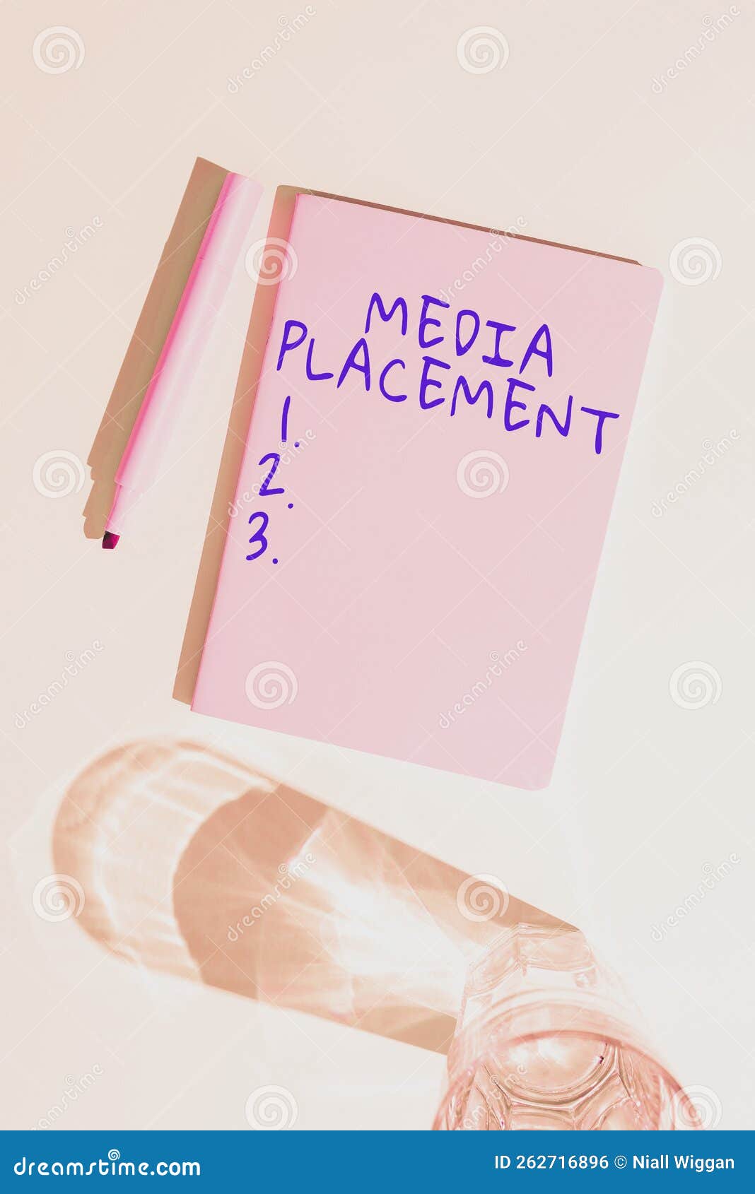 Writing Displaying Text Media Placement. Word for the Method of Placing ...