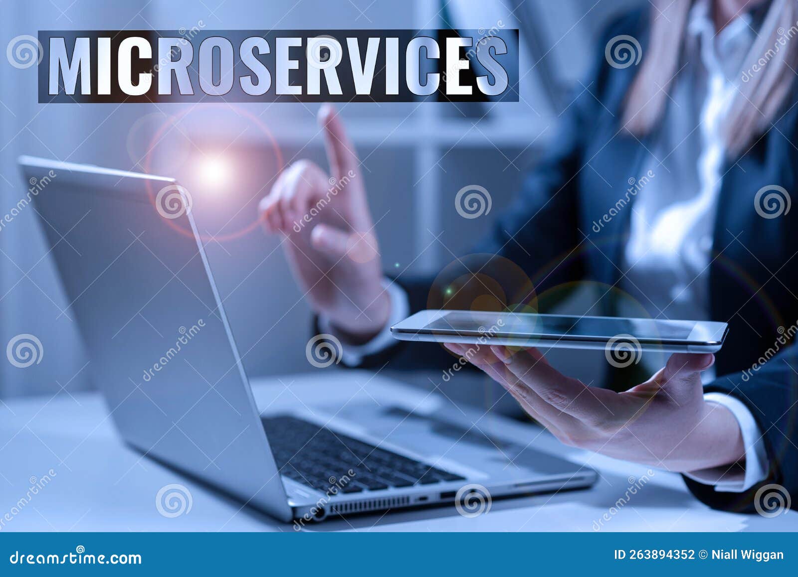 Writing Displaying Text Microservices. Business Overview Software ...