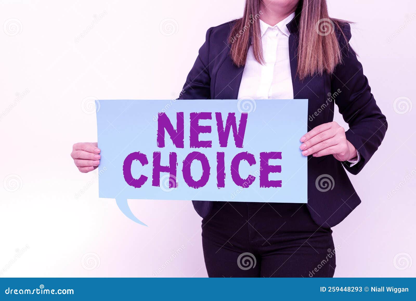 Writing Displaying Text New Choice. Word for Having Lot of Options and ...