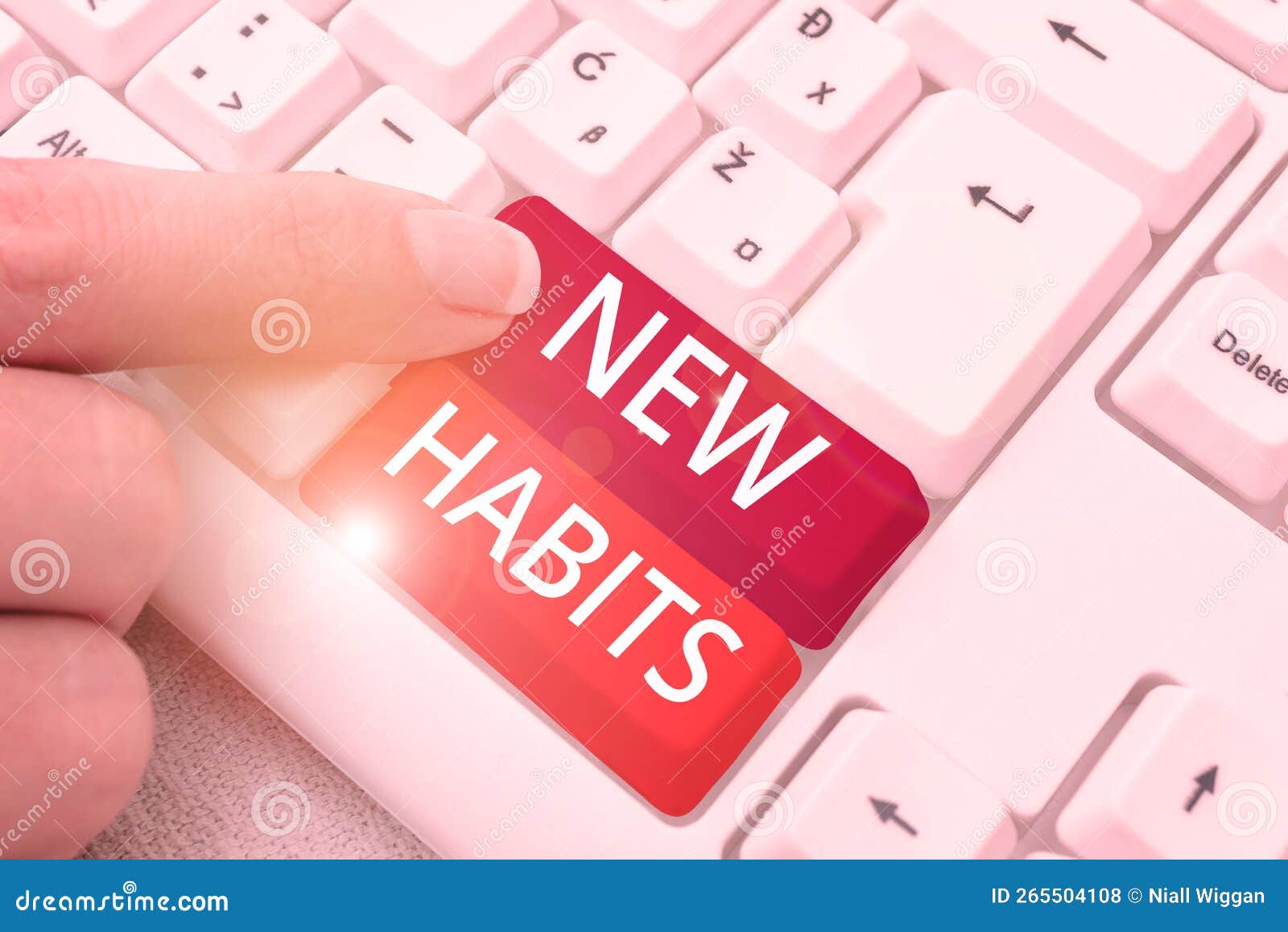 Writing Displaying Text New Habits. Conceptual Photo Change the Routine ...