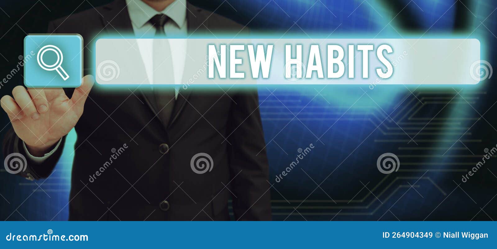 Text Caption Presenting New Habits. Business Showcase Change the ...