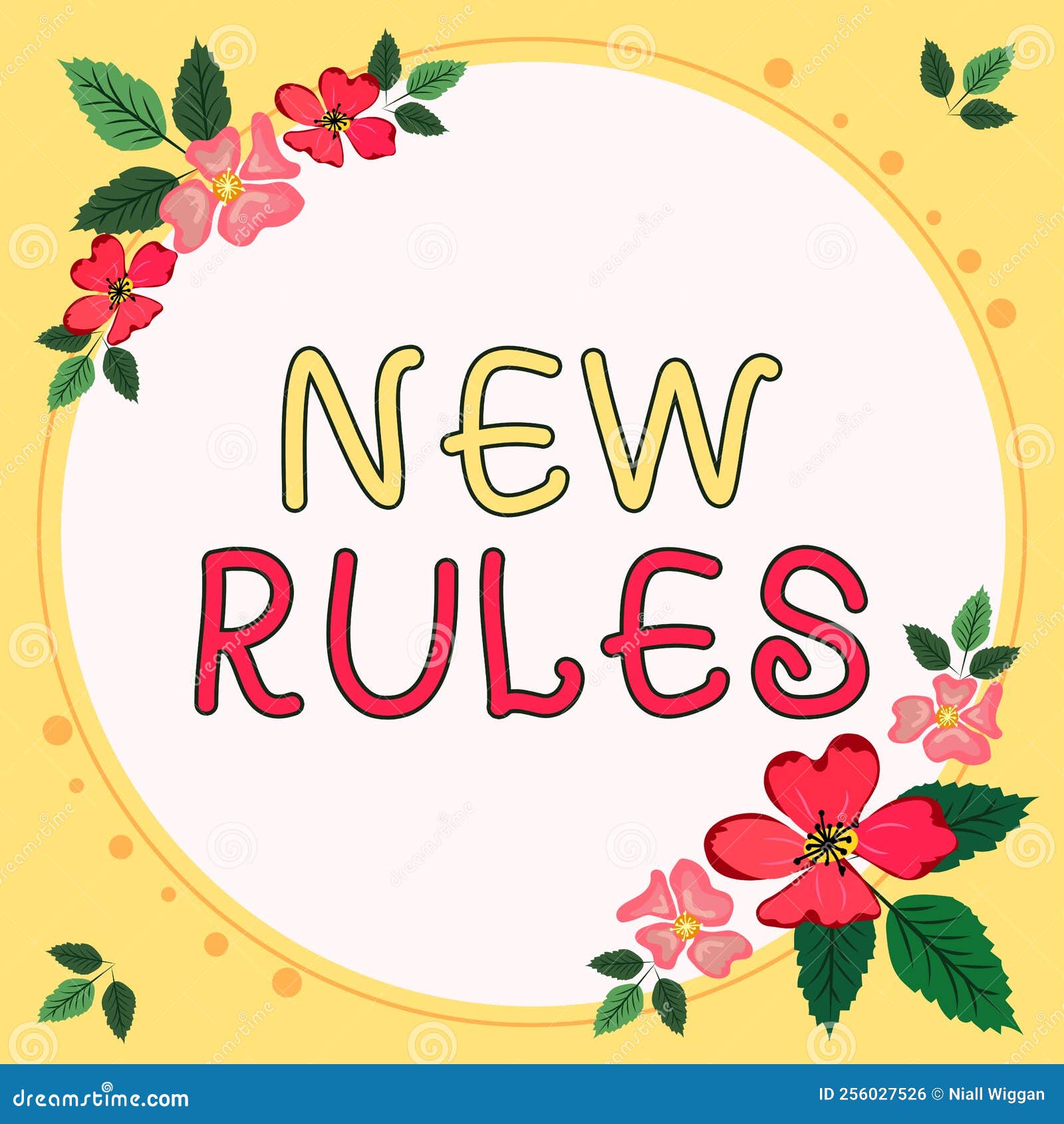 Text Showing Inspiration New Rules. Business Concept a State of ...