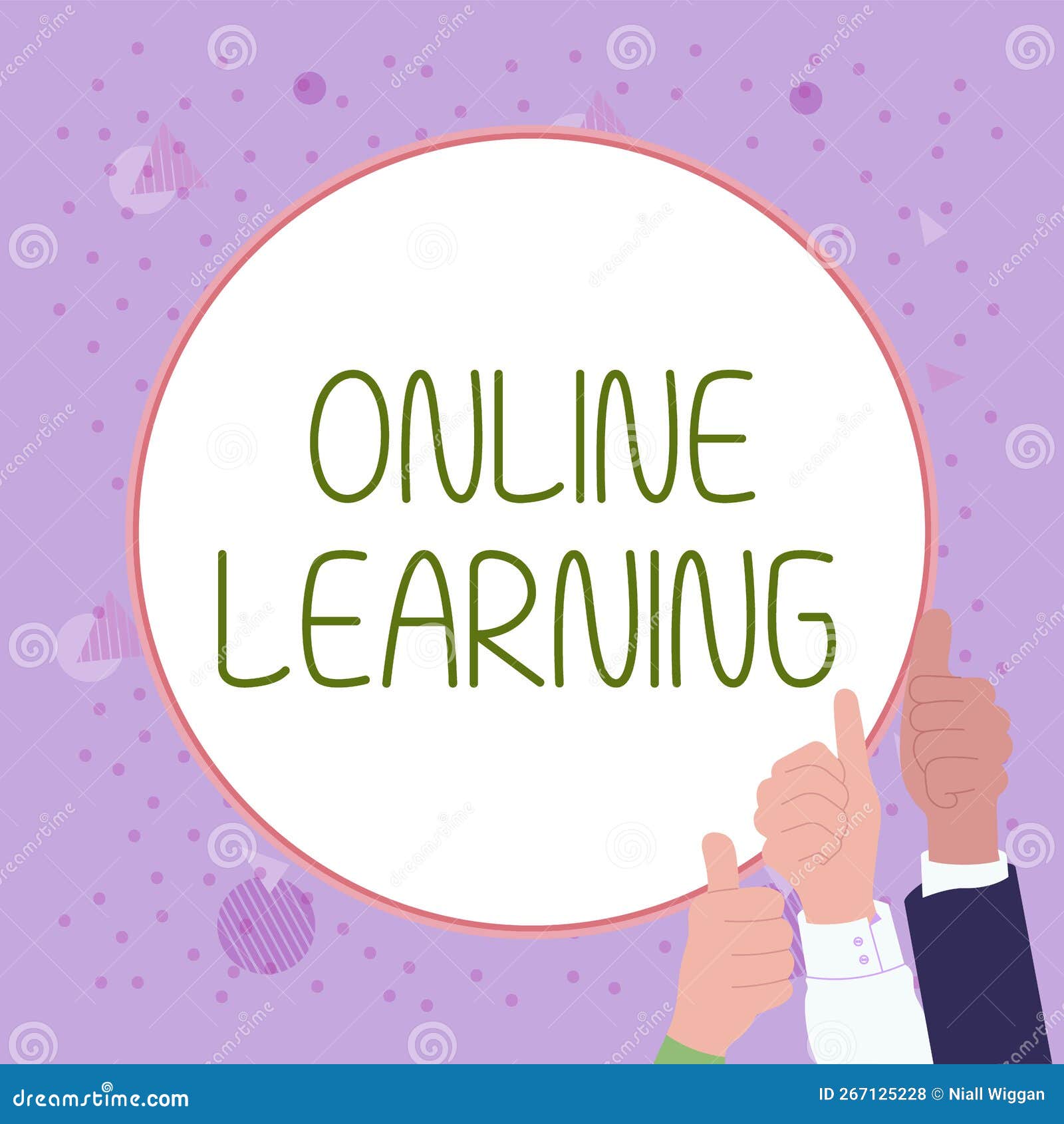 Writing Displaying Text Online Learning. Concept Meaning Larning with ...