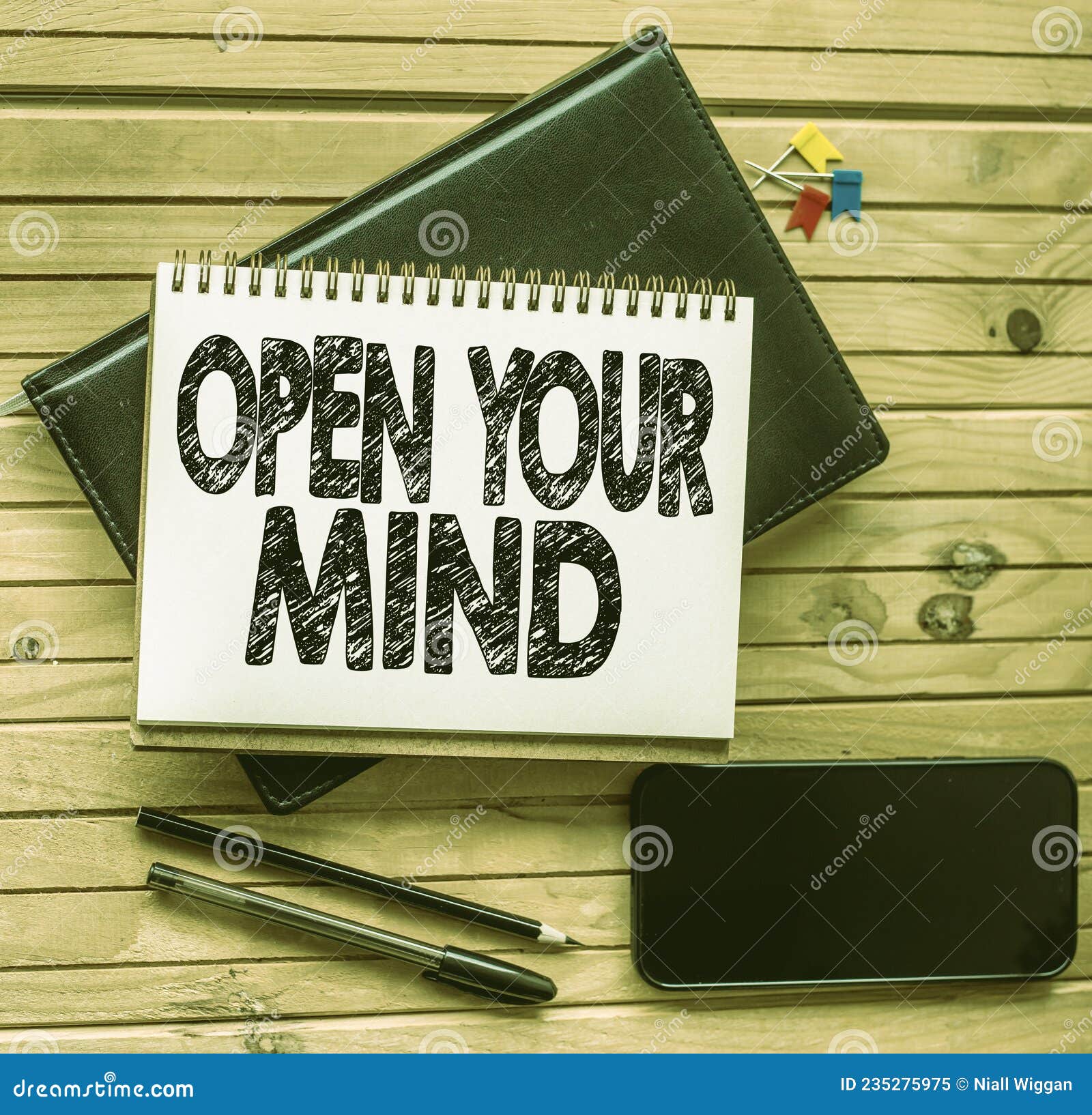 Conceptual Display Open Your Mind. Business Concept To Be Able To ...
