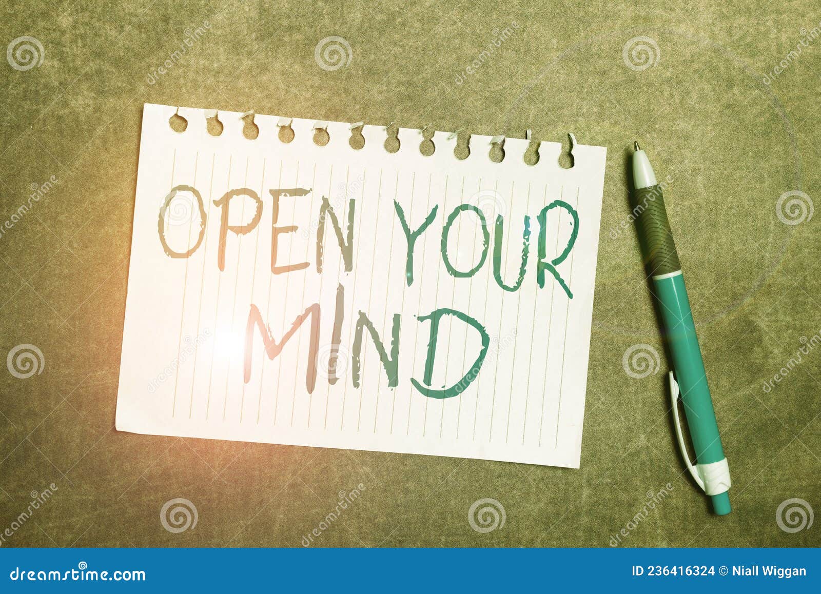 Writing Displaying Text Open Your Mind. Word for To Be Able To ...