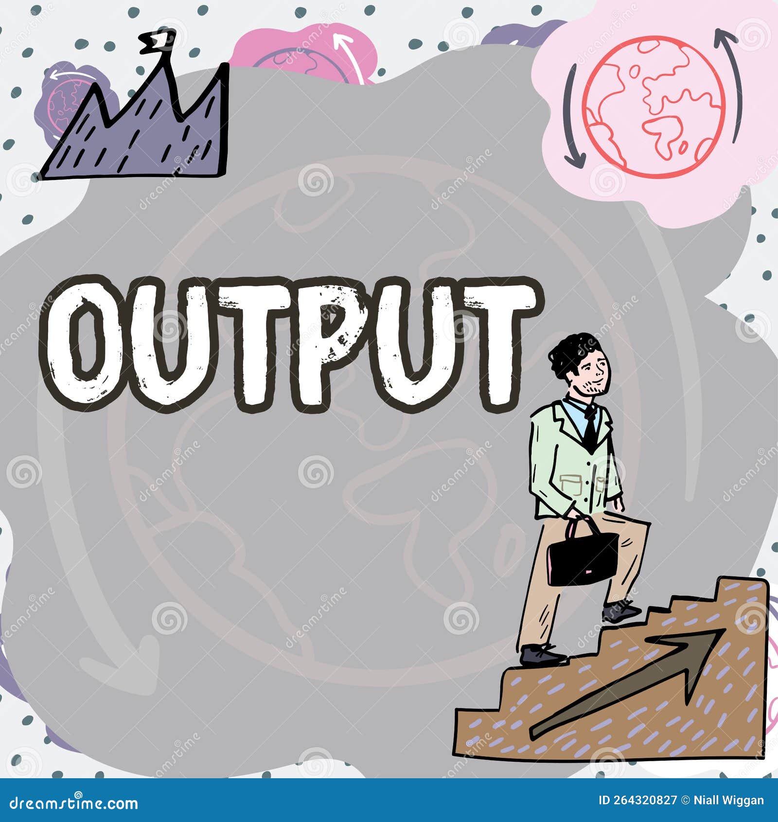 Writing Displaying Text Output Concept Meaning The Final Result Of Something Or How The Way