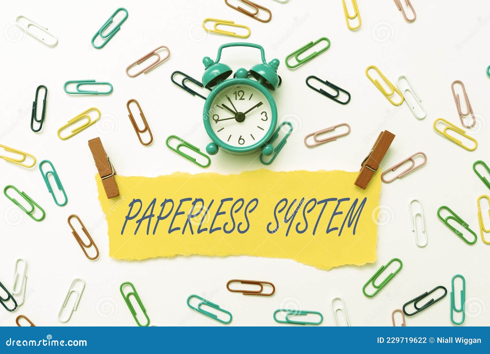 Writing Displaying Text Paperless System. Business Overview Storage or ...